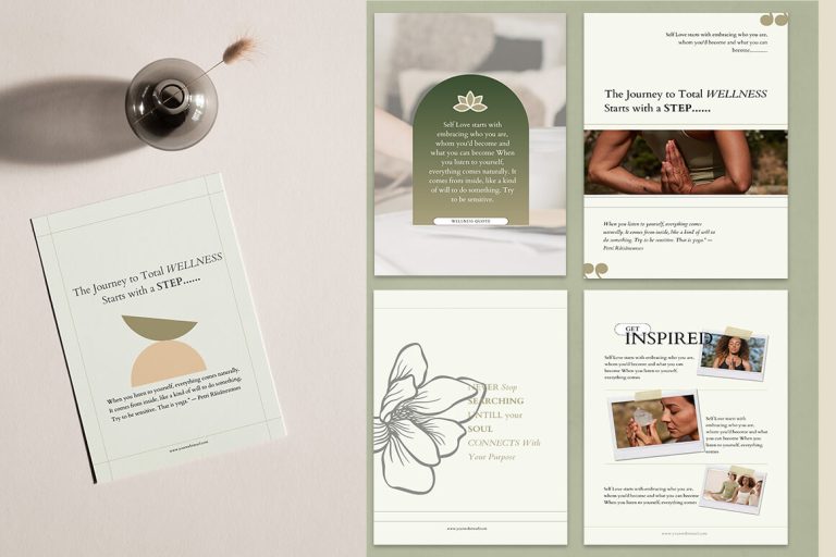 Wellness and Health Coach Workbook Template | Evexia